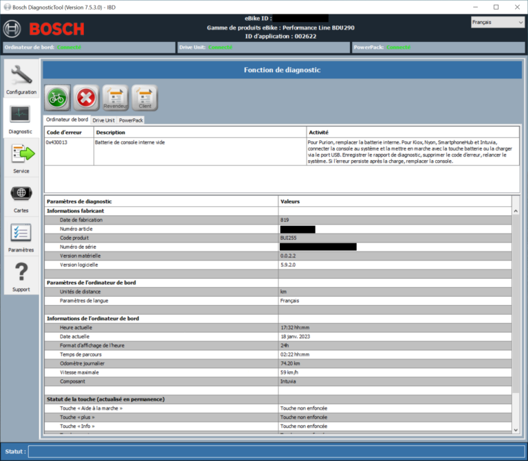 Présentation de Bosch Diagnostic Tool